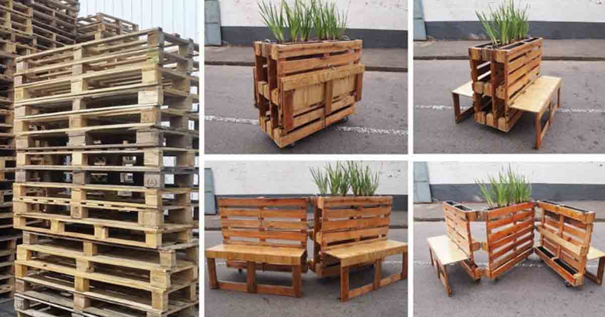 25 Ways To Reuse and Recycle Old Pallets to Brighten Up Any Interior!
